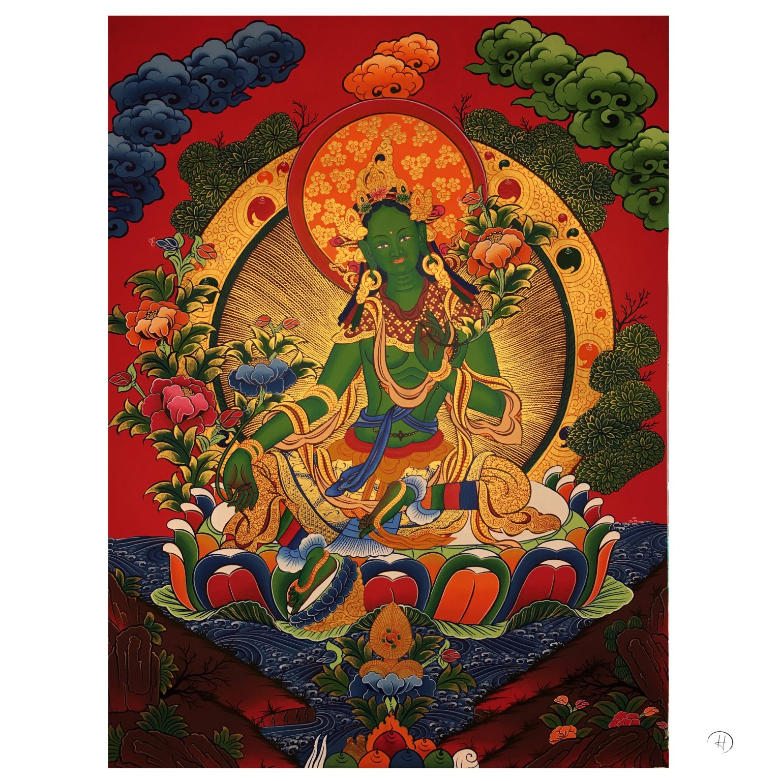 Green Tara – Heritage Thangka Gallery